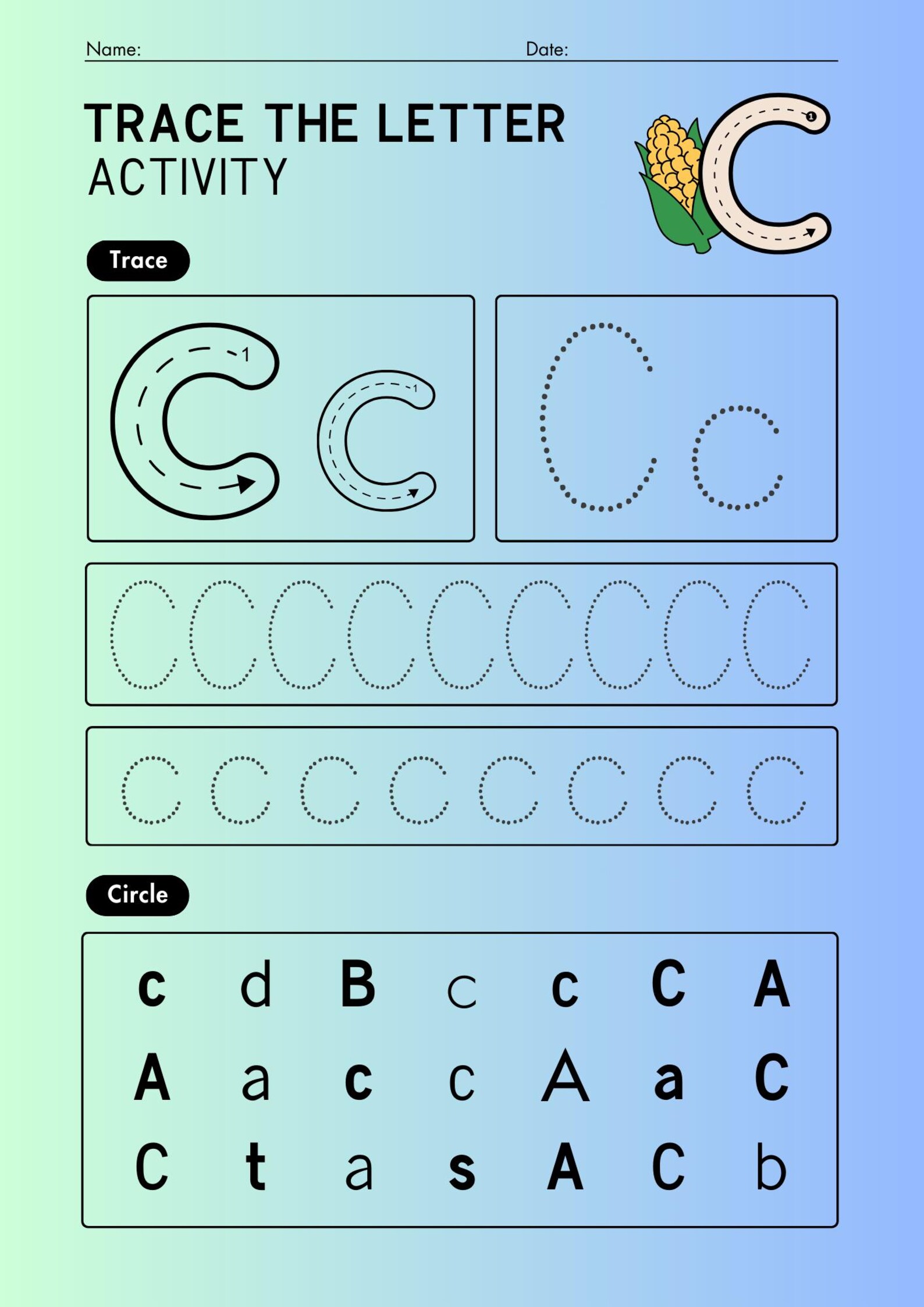 ABC Tracing Book Fun Alphabet Learning | Preschool Handwriting Workbook ...