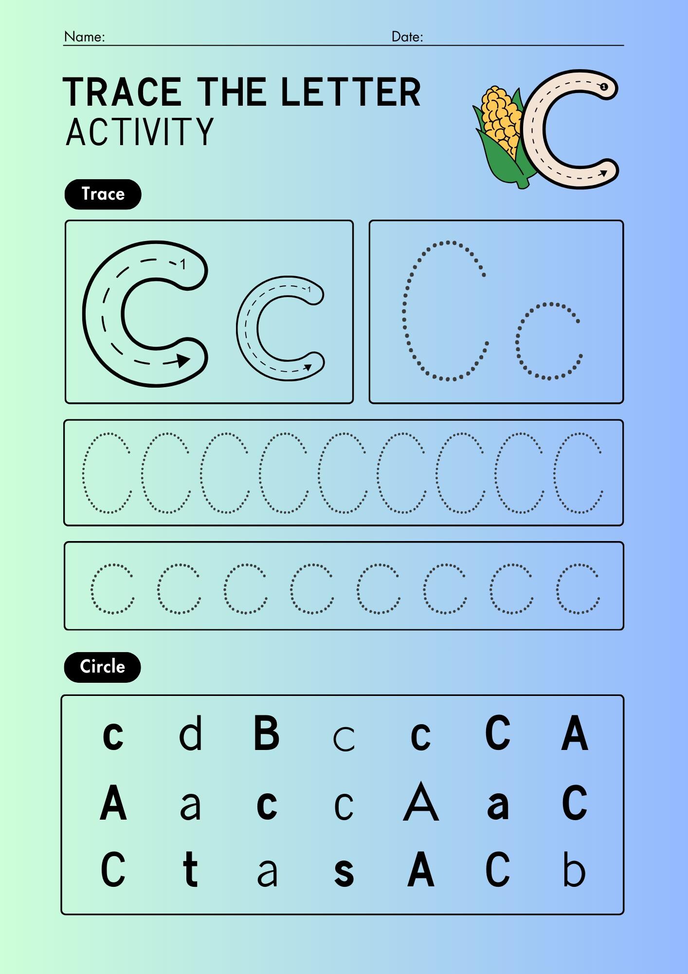 ABC Tracing Book Fun Alphabet Learning | Preschool Handwriting Workbook ...