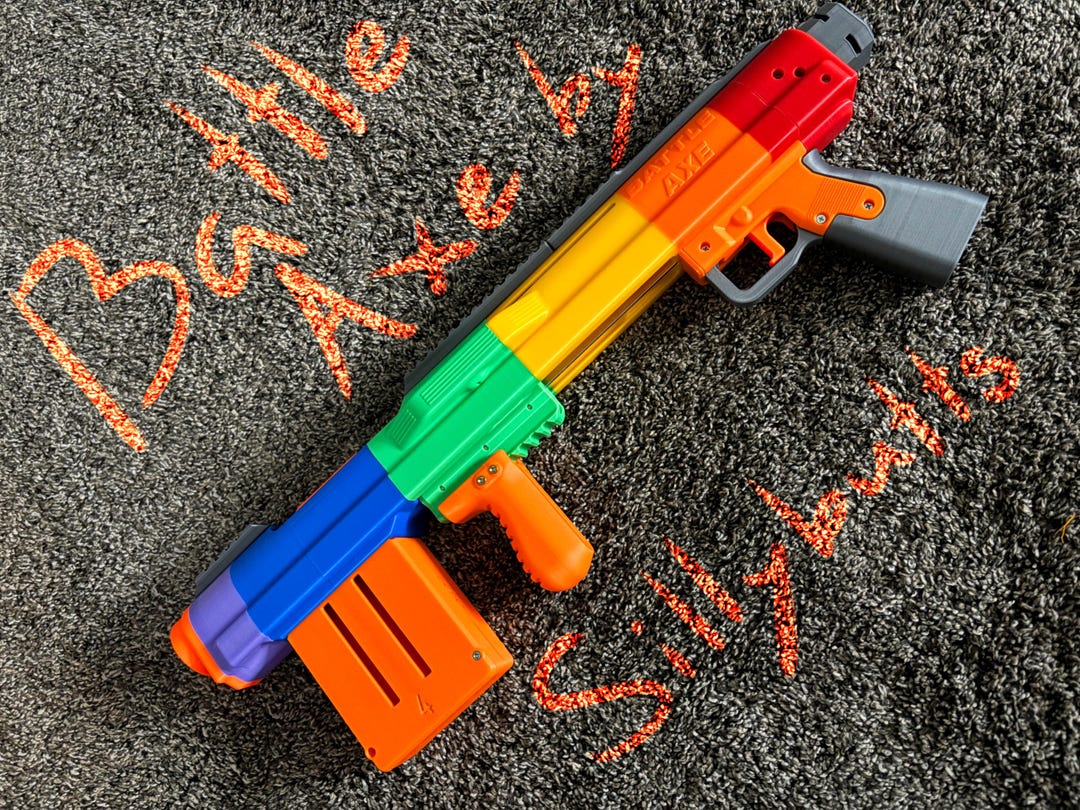 Battle Axe - Shell Ejecting Nerf Shotgun by Sillybutts (printed ...