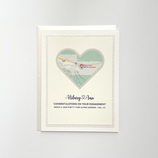 Engagement Card - Etsy