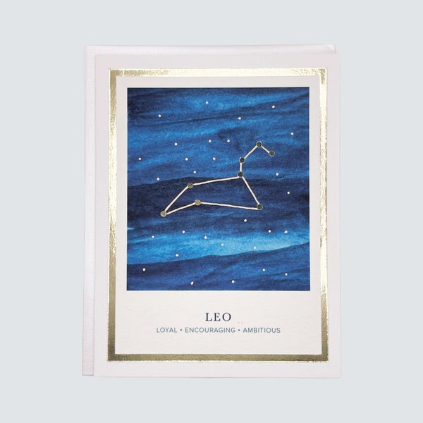 Leo Zodiac - Etsy