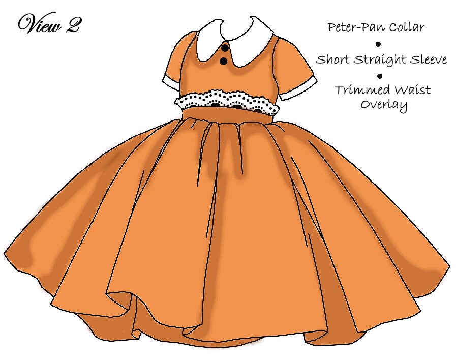 11" Leeann Pattern "remembering Tomorrow" - Classic Full Skirted Dress ...