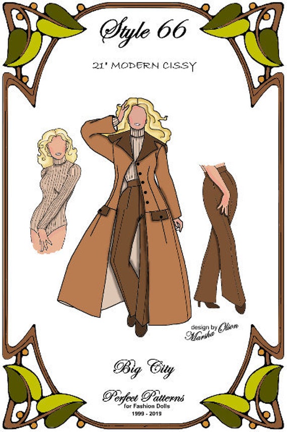 21 Cissy Pattern big City Floor Length - Etsy