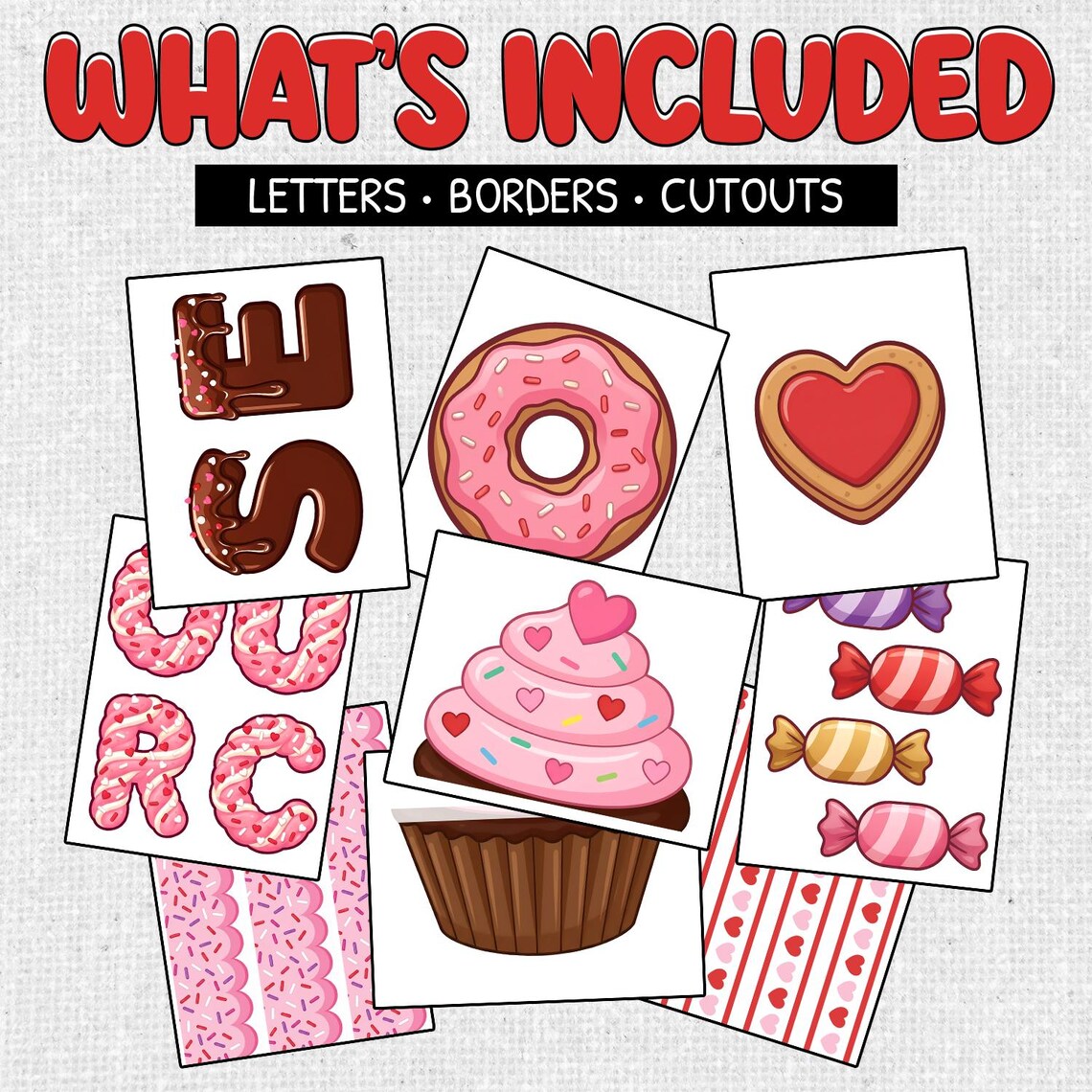 Valentines Day Bulletin Board With Editable Name Tags | Our Class is so ...