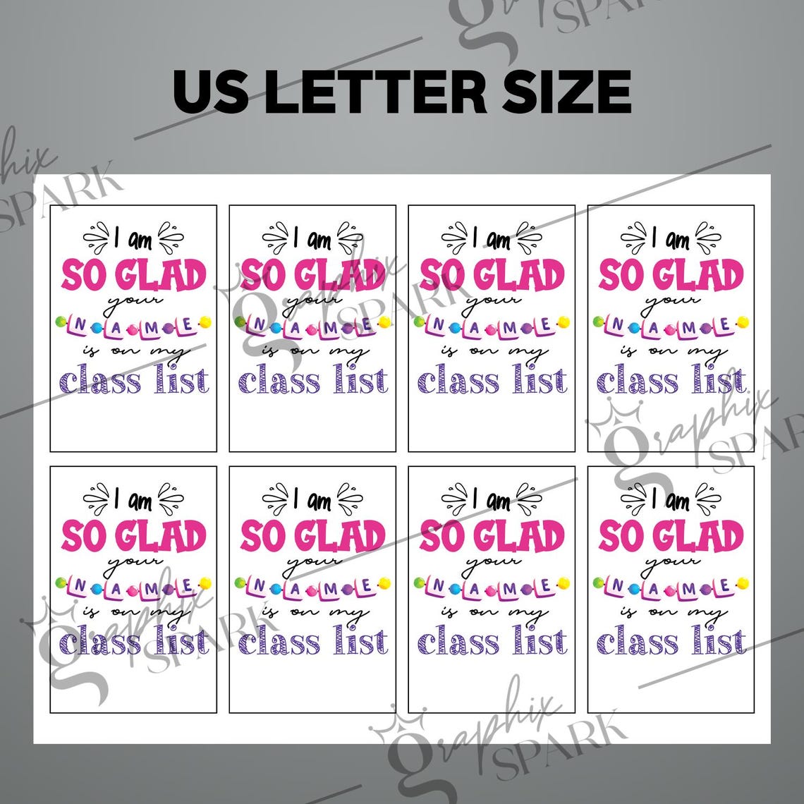 Editable Class List Gift Tags: Back to School Printable (PDF Download ...