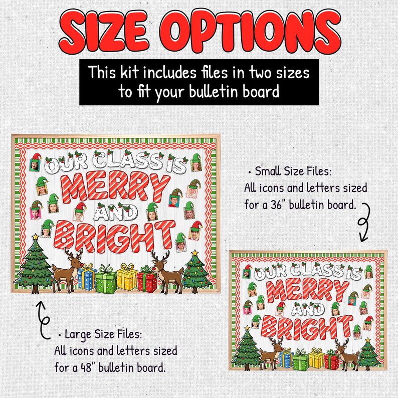 Our Class is Merry and Bright – Christmas Bulletin Board Kit ...