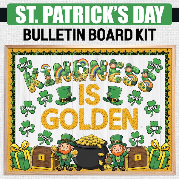 St. Patricks Day Bulletin Board - Etsy