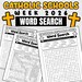 Catholic Schools Week 2026 Word Search Puzzles - Catholic Religion ...