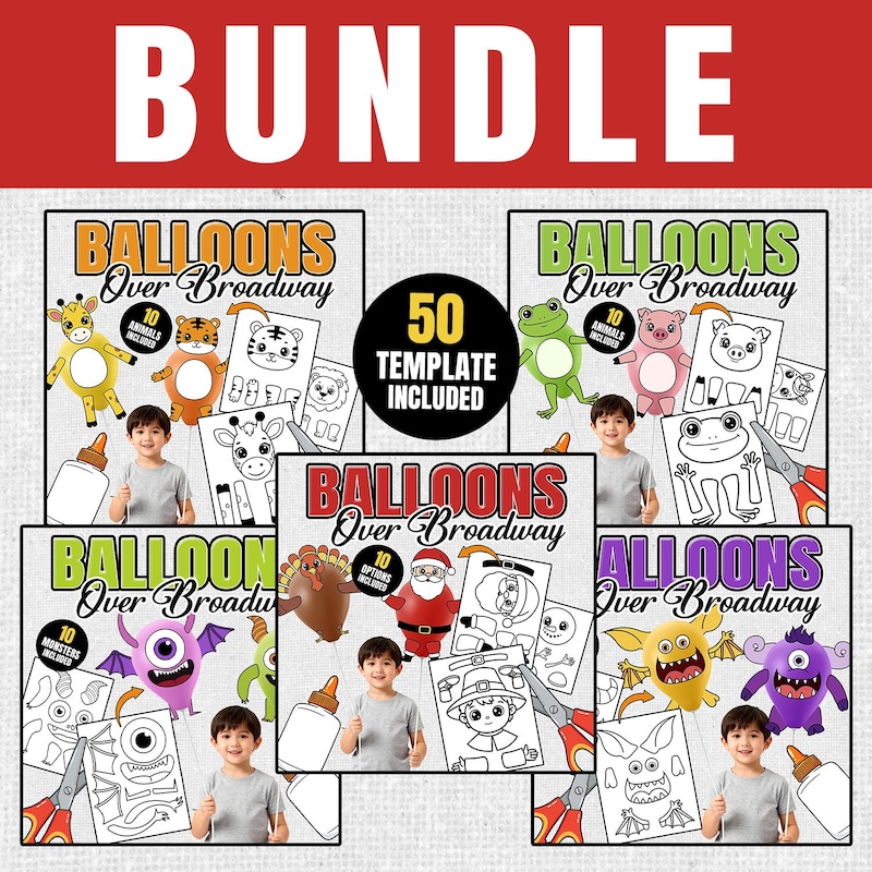 Animal Crafts Printable - Etsy