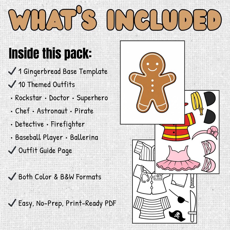 Disguise a Gingerbread Man Project | Christmas Activities | Gingerbread ...