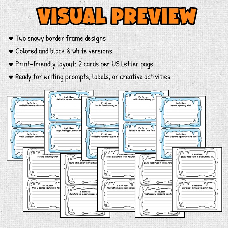 Fat Bear Week Writing Prompts With Sentence Starters Editable Craft ...