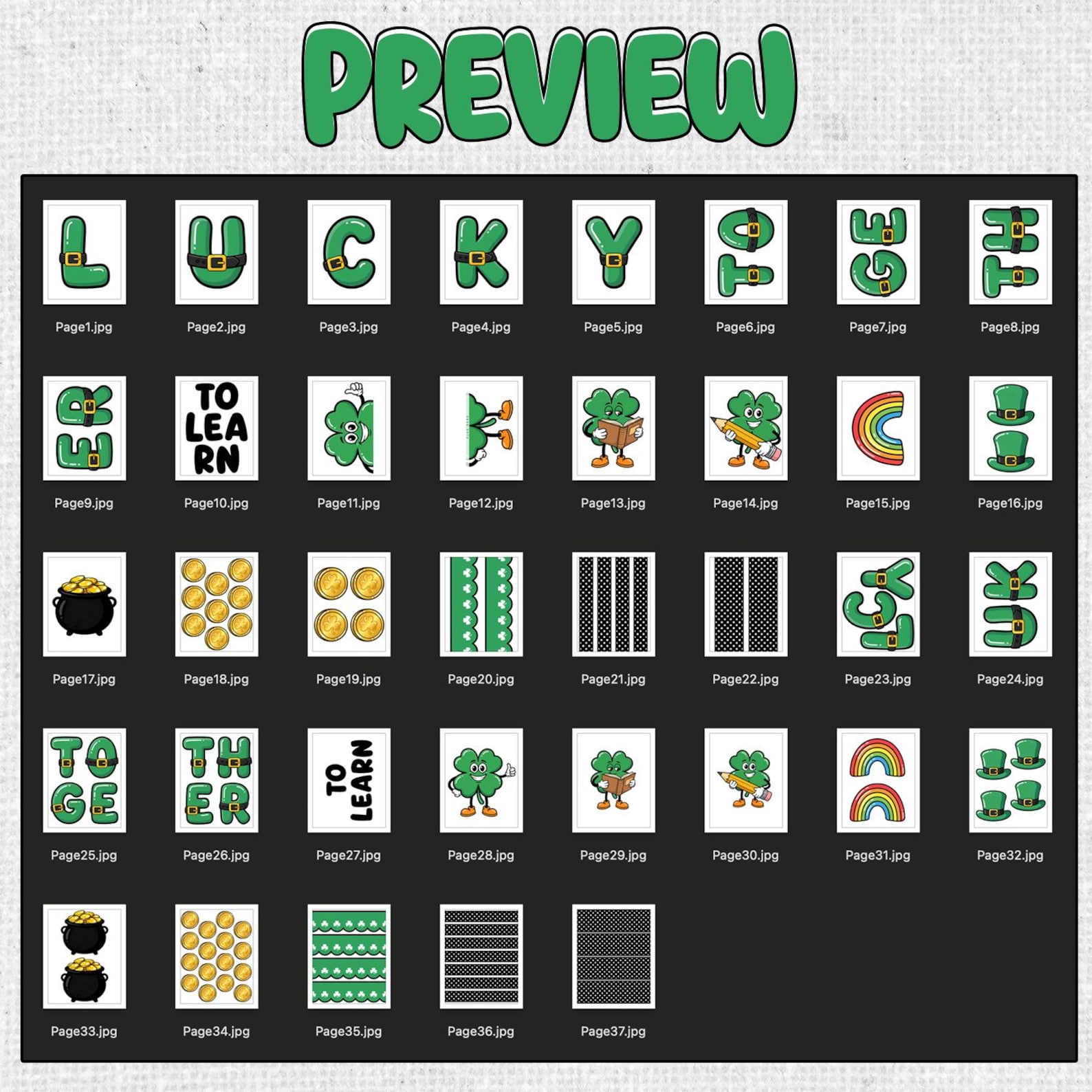 Lucky to Learn Together - St Patricks Day Bulletin Board Kit - Spring ...