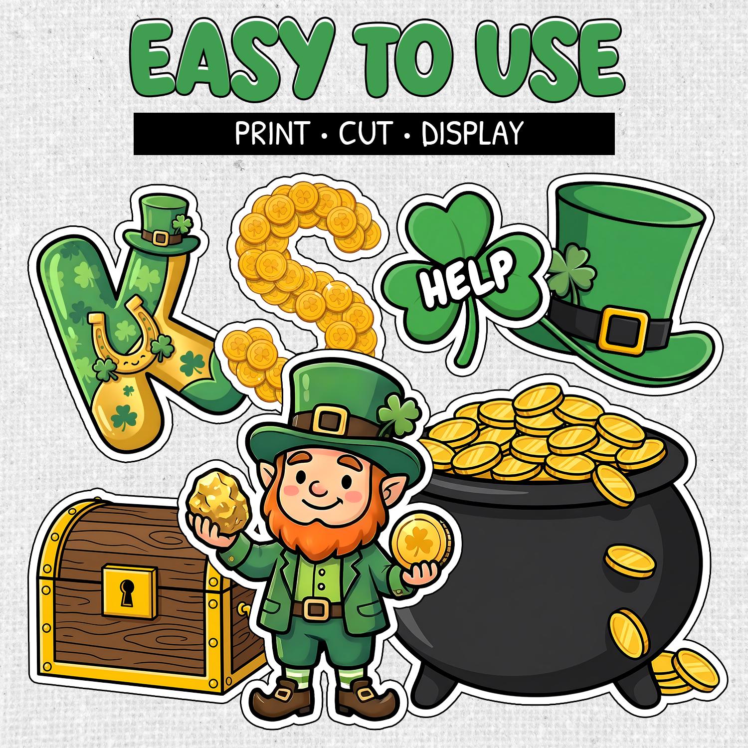 Kindness is Golden St Patricks Day Bulletin Board Kit | March Kindness ...