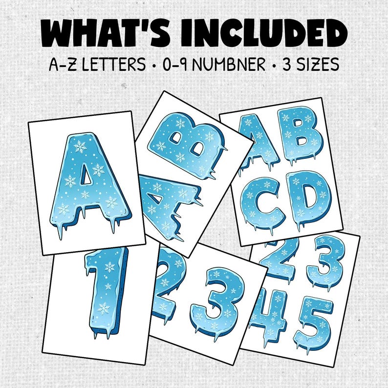 Winter Snowflake Bulletin Board Letters – Classroom Door Decoration - Etsy