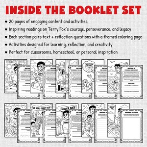 Terry Fox Activity Reading Comprehension Passages and Questions ...