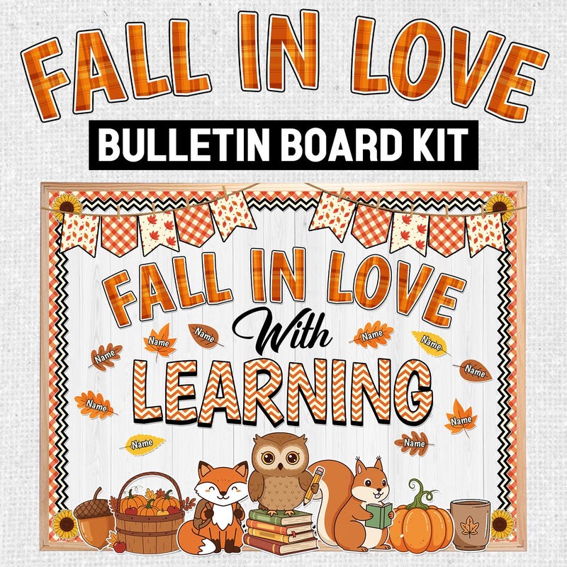 Pumpkin Patch Bulletin Board - Etsy