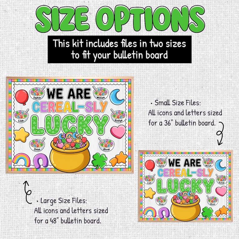 We Are Cerealsly Lucky - Lucky Charms Bulletin Board, St Patricks Day ...
