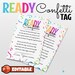 Ready Confetti Tag & Poem – 1st Day of School Jitter Glitter | Open ...