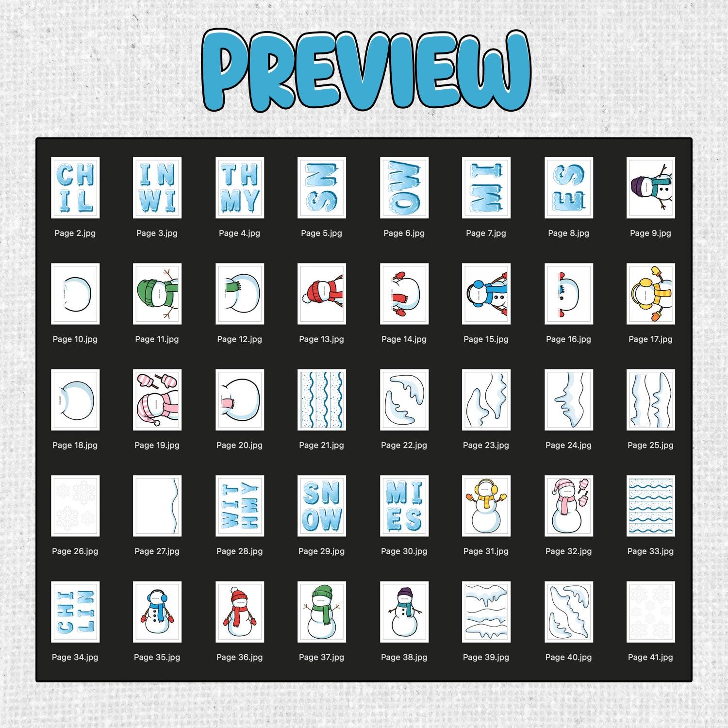 Chillin With My Snowmies | Customizable Winter Bulletin Board & Door ...