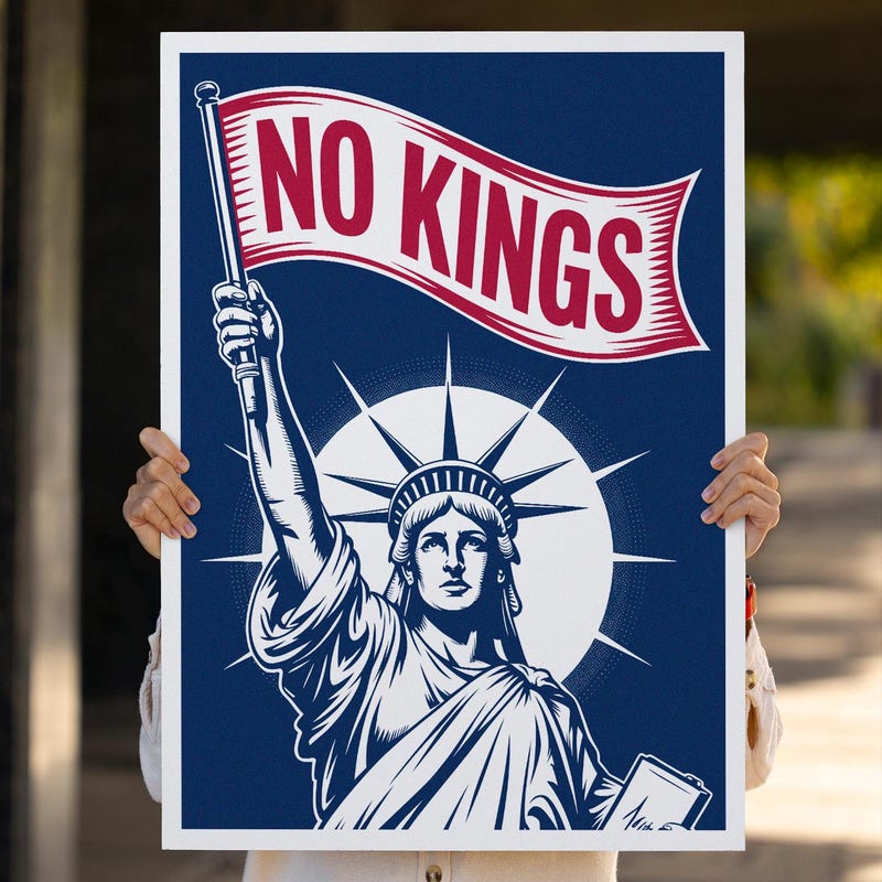 Printable No Kings Signs - Etsy