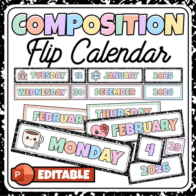 2026 Daily Flip Calendars - Etsy