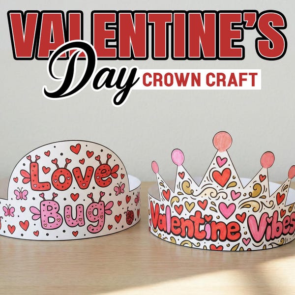 Valentines Headband Printable - Etsy
