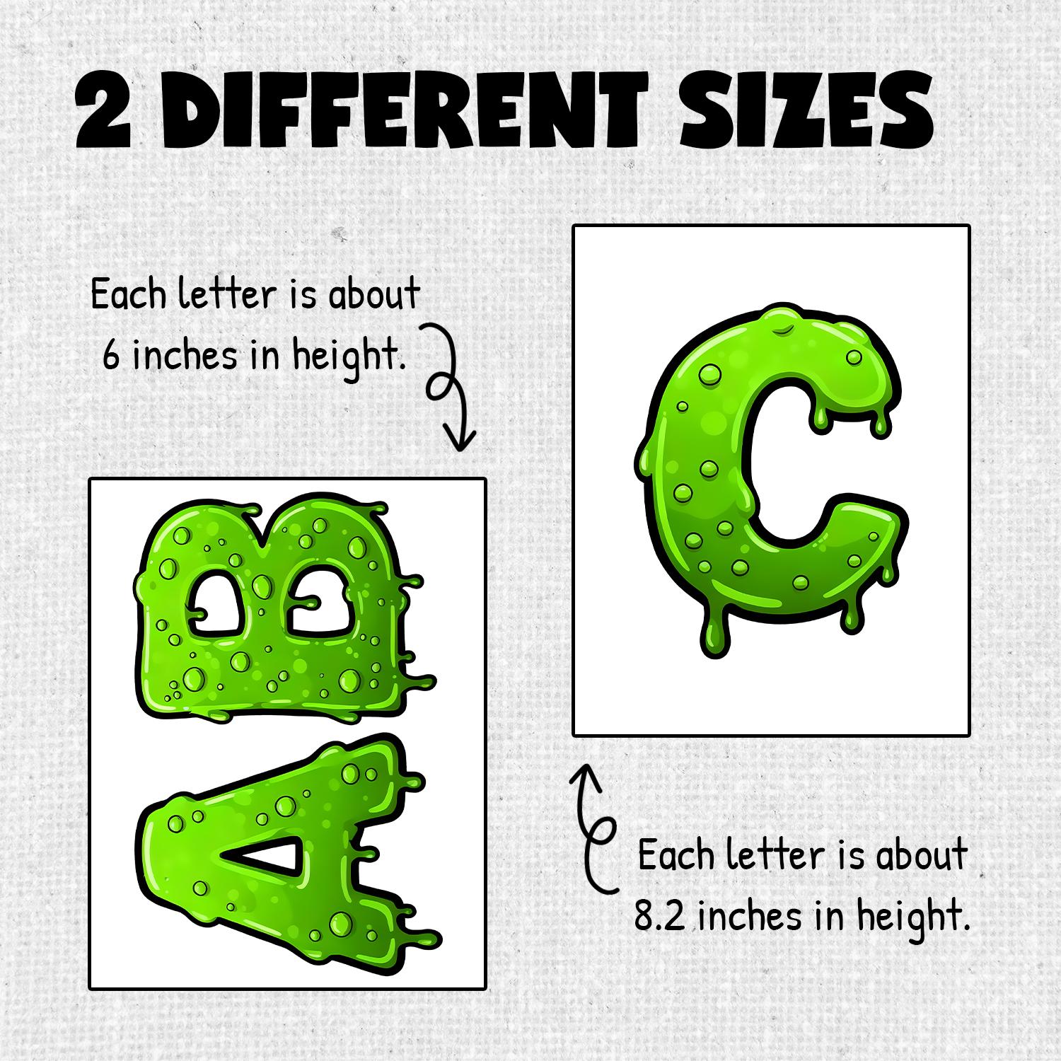 Slime Halloween Bulletin Board Letters: Printable Classroom Decor (PDF ...