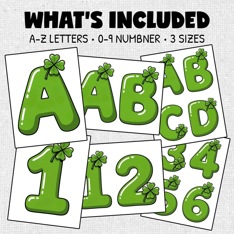 St Patrick's Day Bulletin Board Letters – Shamrock Decor - Etsy