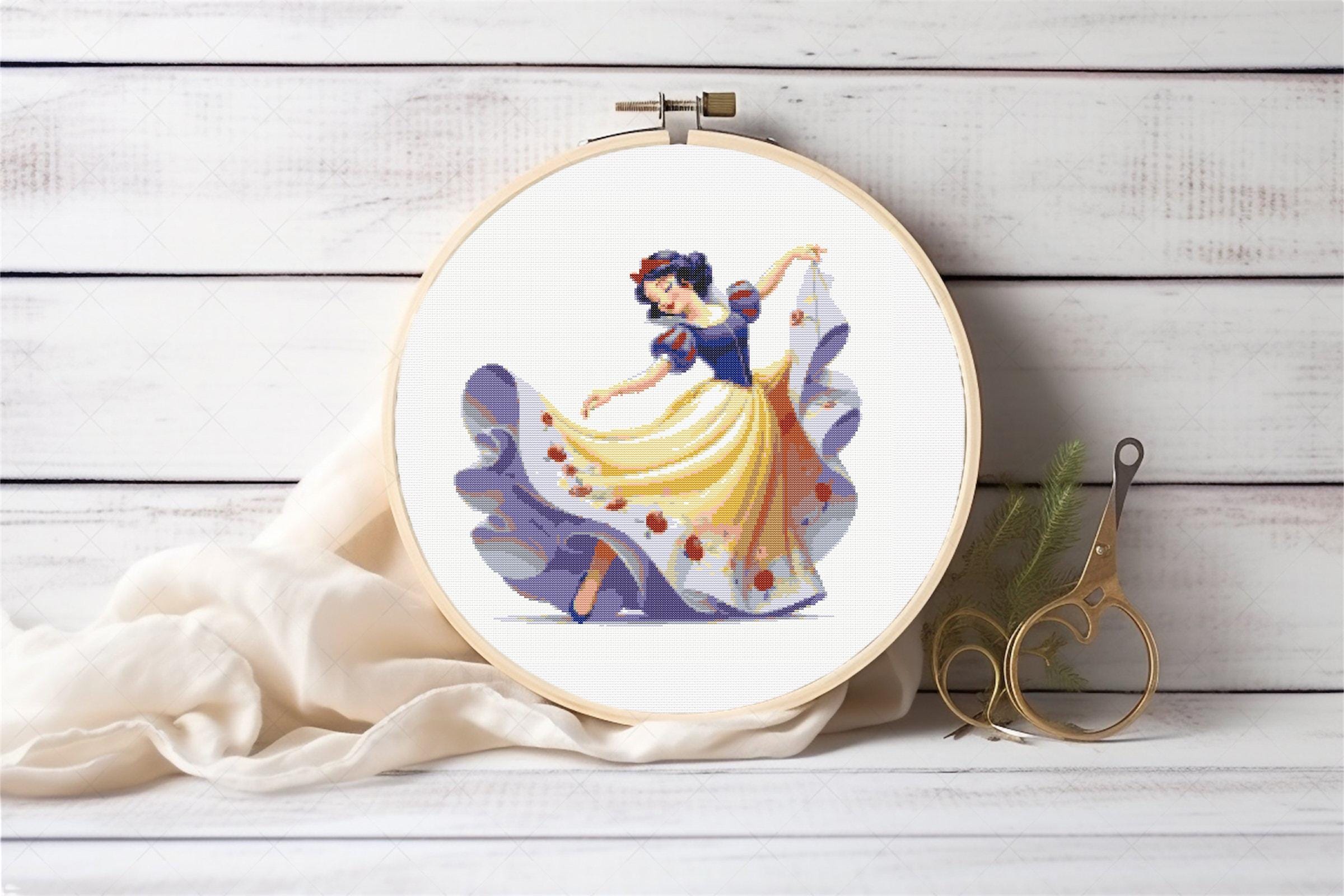 Snow White Cross Stitch Pattern Princesses Embroidery Designs Counted ...