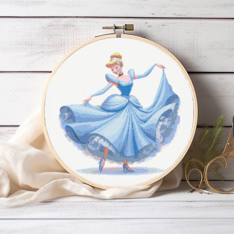 Cinderella Cross Stitch Pattern - Etsy