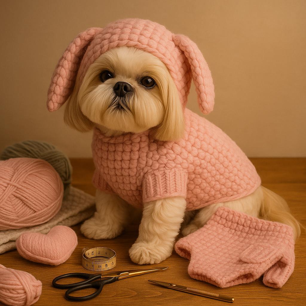 Dog Bunny Costume Crochet Pattern | Pet Hoodie PDF (digital Download ...