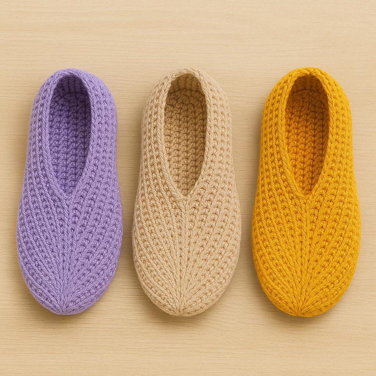 Crochet Slippers Pattern PDF: Easy Women's House Shoes Tutorial ...