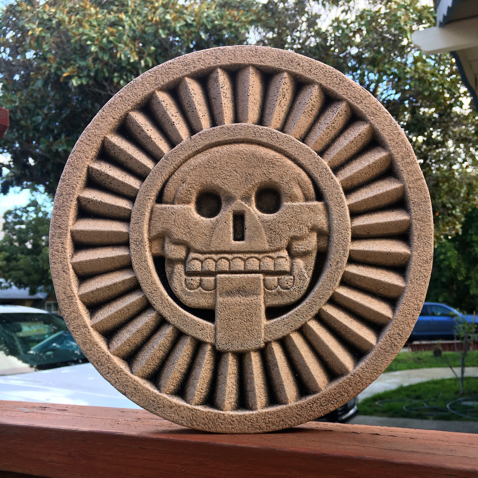 Death Disk Mictlantecuhtli Stone - Etsy