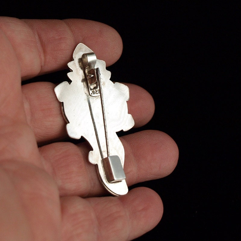 Shell Set earrings and brooch/pin | Etsy