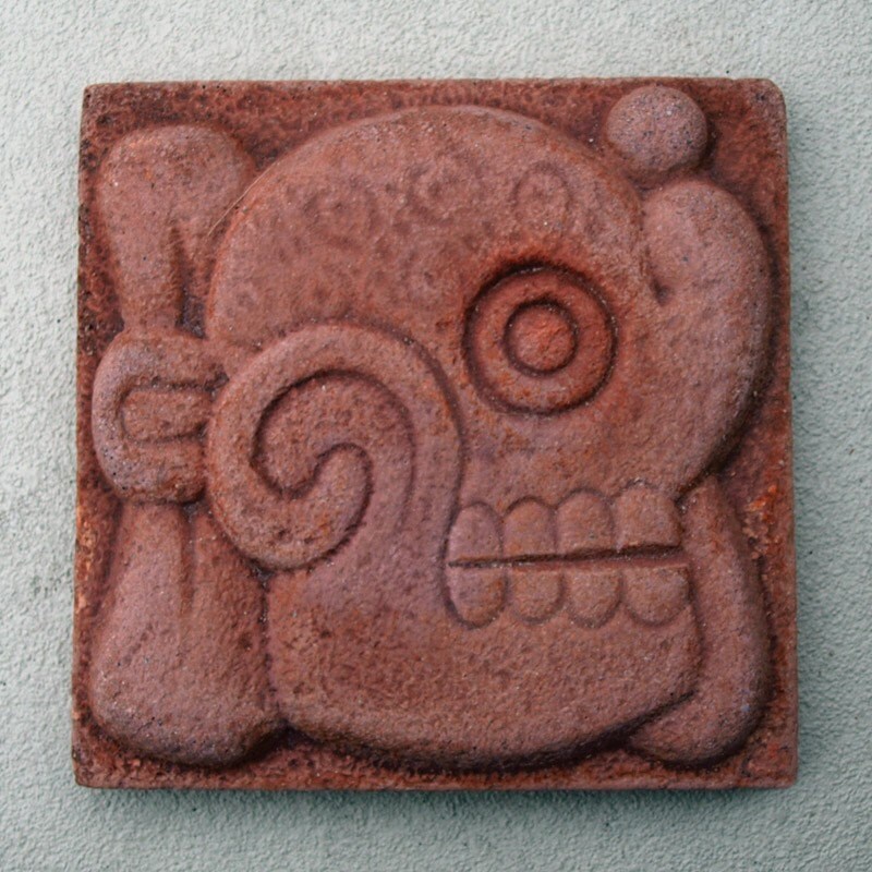 Decorative Tile Skull - Etsy