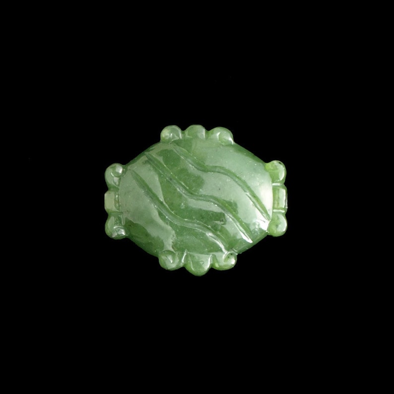 Jade Aztec stone tetl Bead - Etsy