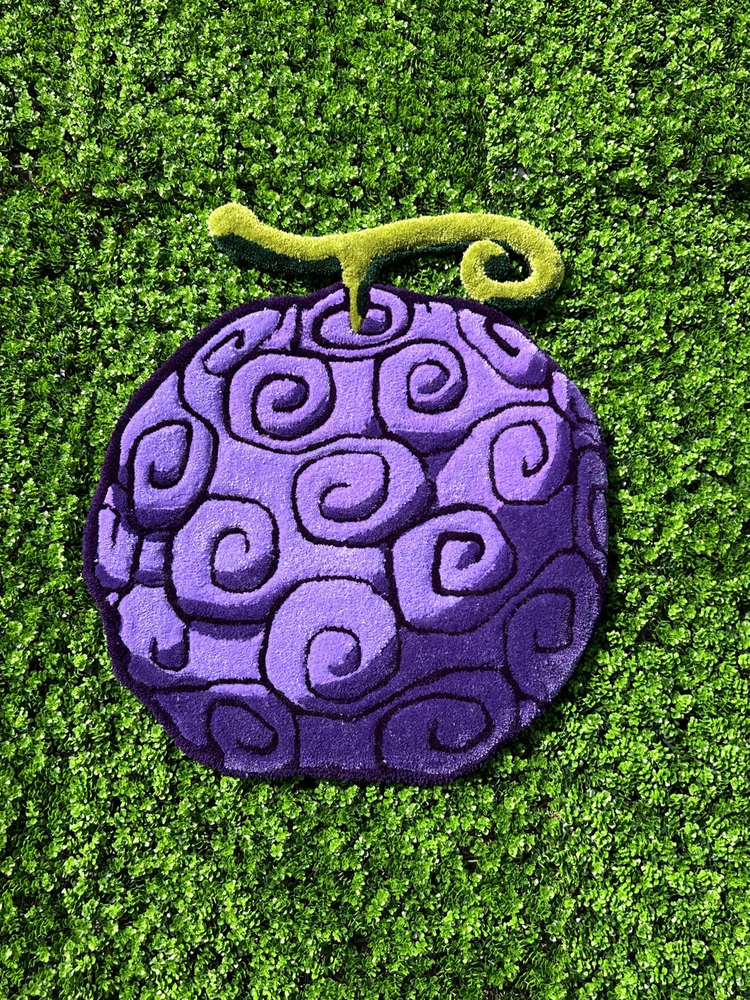 Gum Gum Devil Fruit Tufted Rug | One Piece Inspired Handmade Anime Deco ...