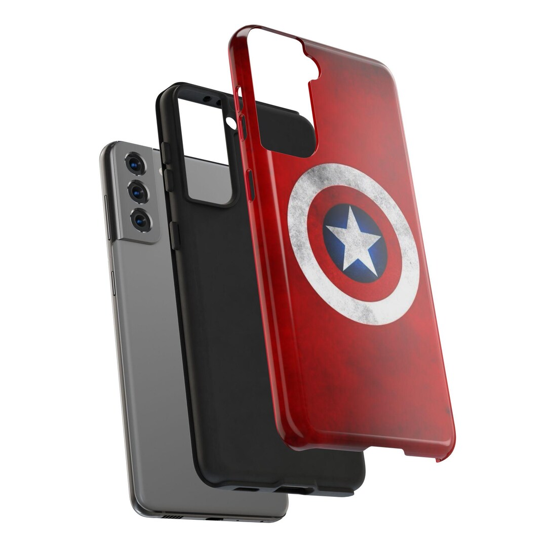 Captain America Tough Phone Cases, Superhero Avengers Shield Cover ...