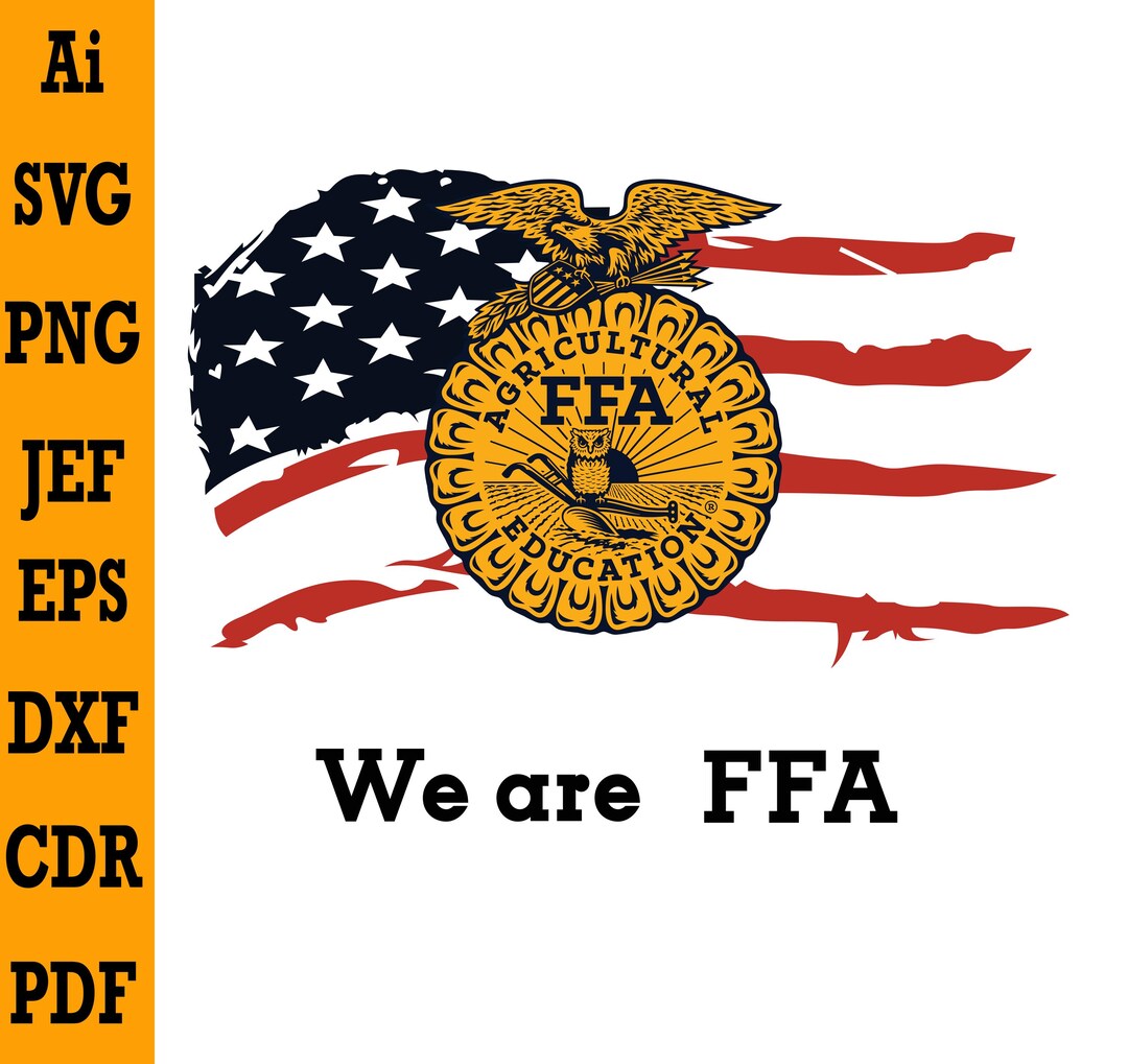 FFA Printable Svg File – Agricultural Education Badge We Are FFA ...