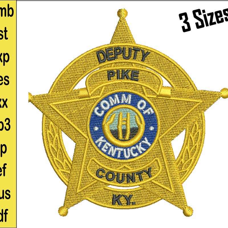 Custom Sheriff Badge Patch - Etsy