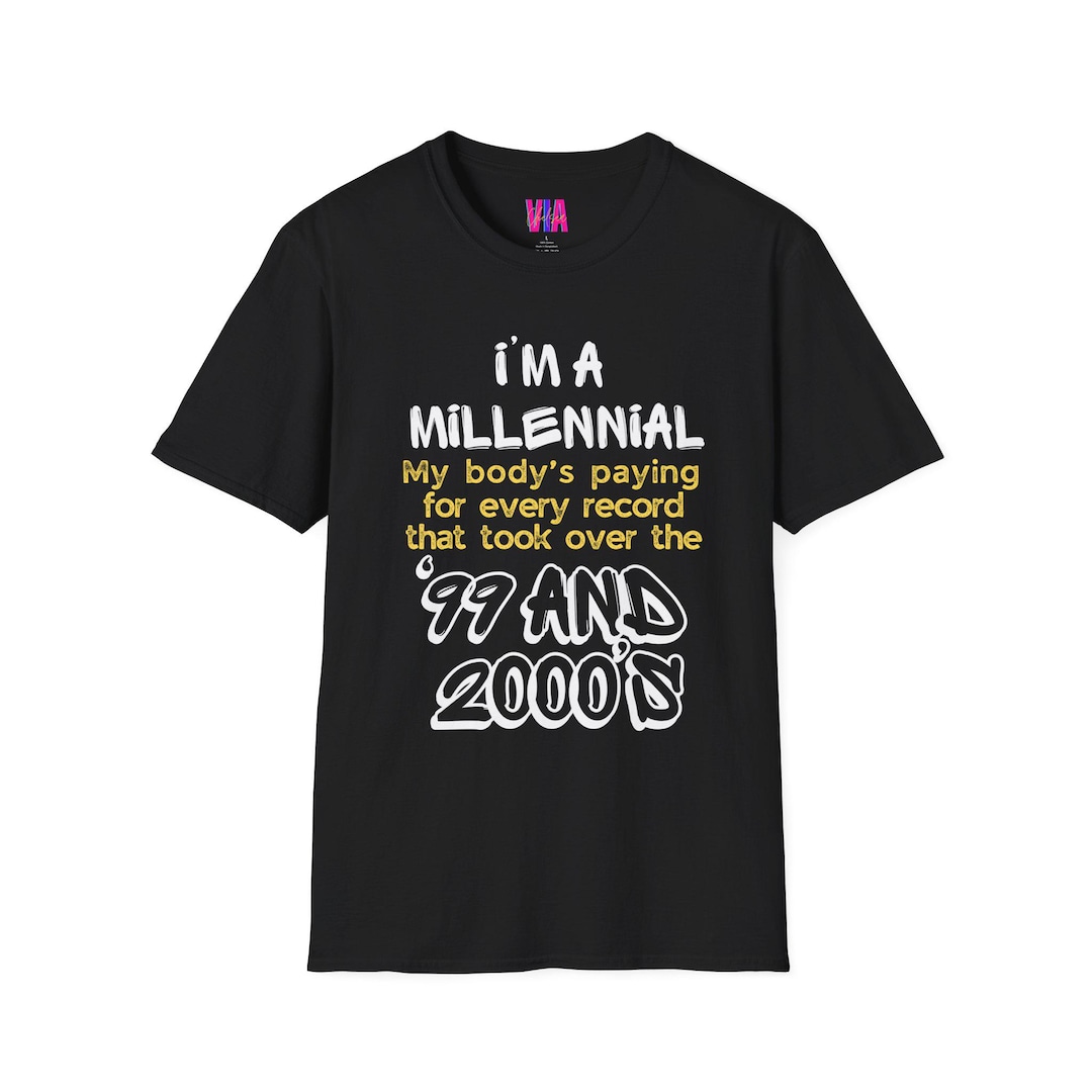 Millennial Tshirt - Etsy
