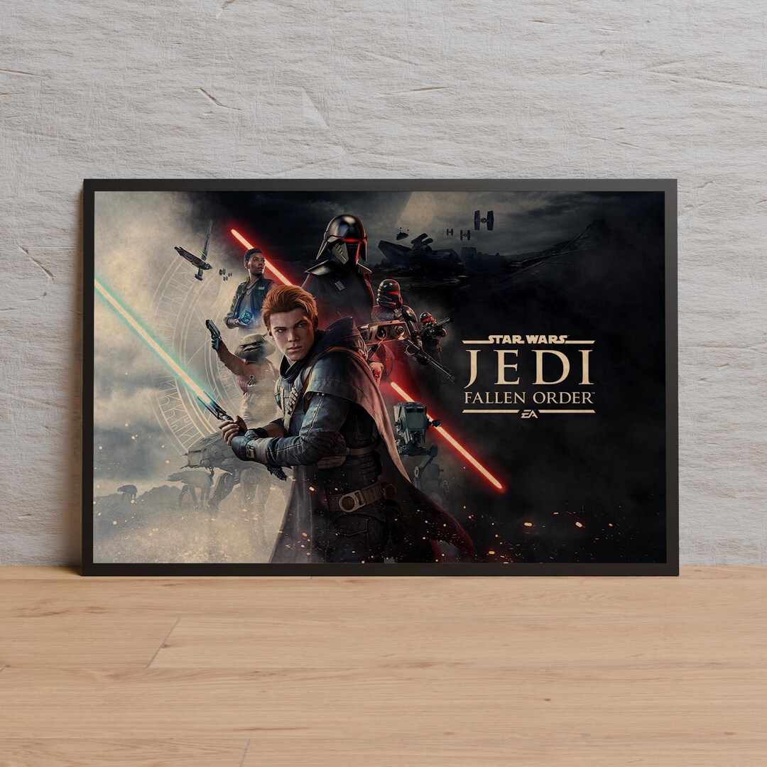 Star Wars Jedi: Fallen Order Poster | Wall Art | Kraft Paper Print ...