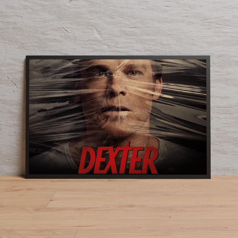 Dexter Poster | Wall Art | Kraft Paper Print | Retro Poster | Wall ...