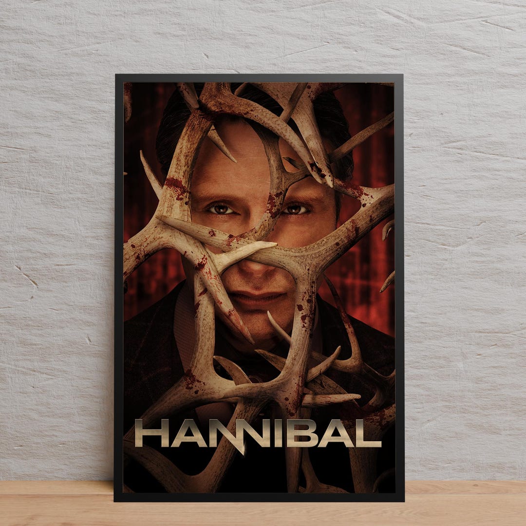Hannibal Poster | Wall Art | Kraft Paper Print | Retro Poster | Wall ...