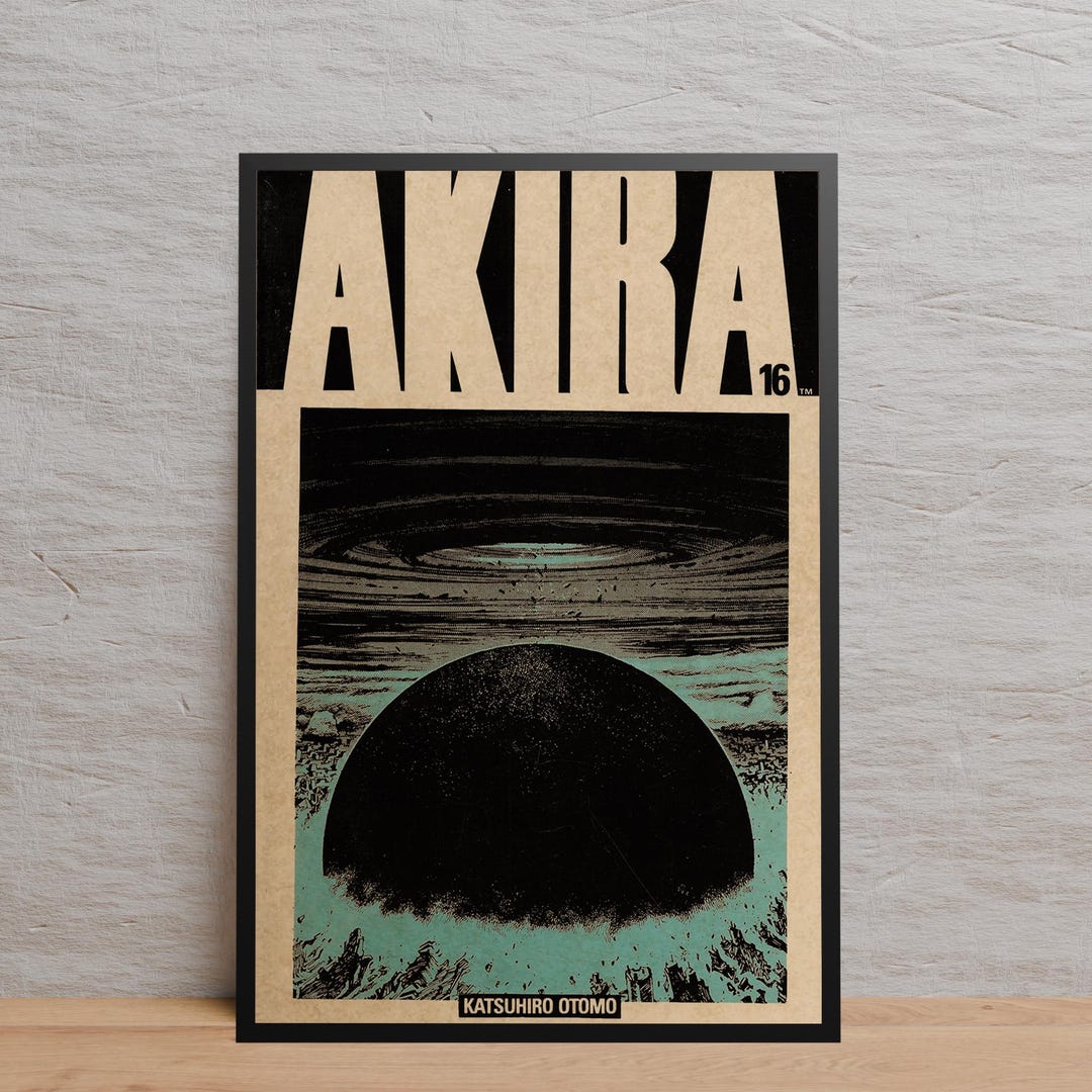 Akira Poster | Wall Art | Kraft Paper Print | Retro Poster | Wall Decor ...