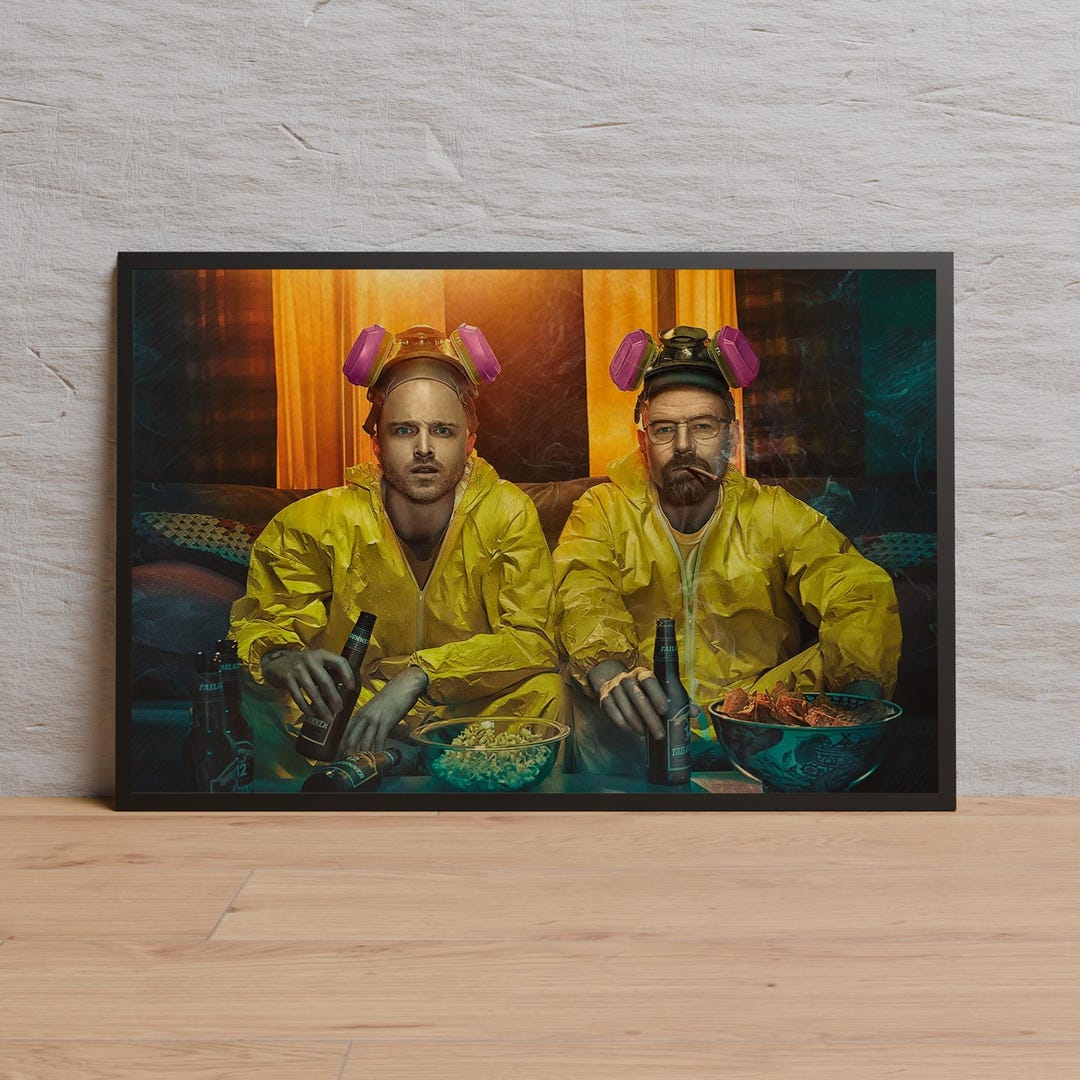 Breaking Bad Poster | Wall Art | Kraft Paper Print | Retro Poster ...
