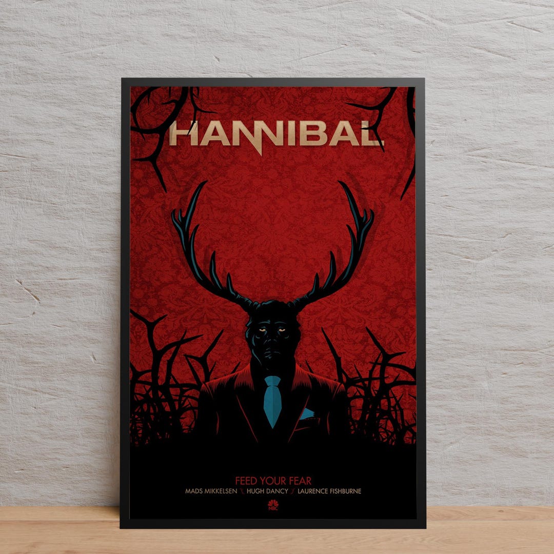 Hannibal Poster | Wall Art | Kraft Paper Print | Retro Poster | Wall ...