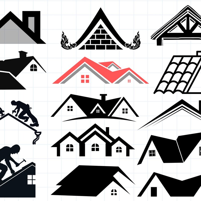 Roofing Svg - Etsy
