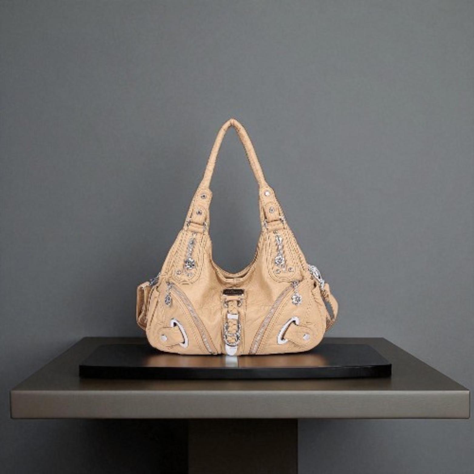 Y2K Shoulder Bag: Vintage PU Leather Tote - Retro American Design - Etsy