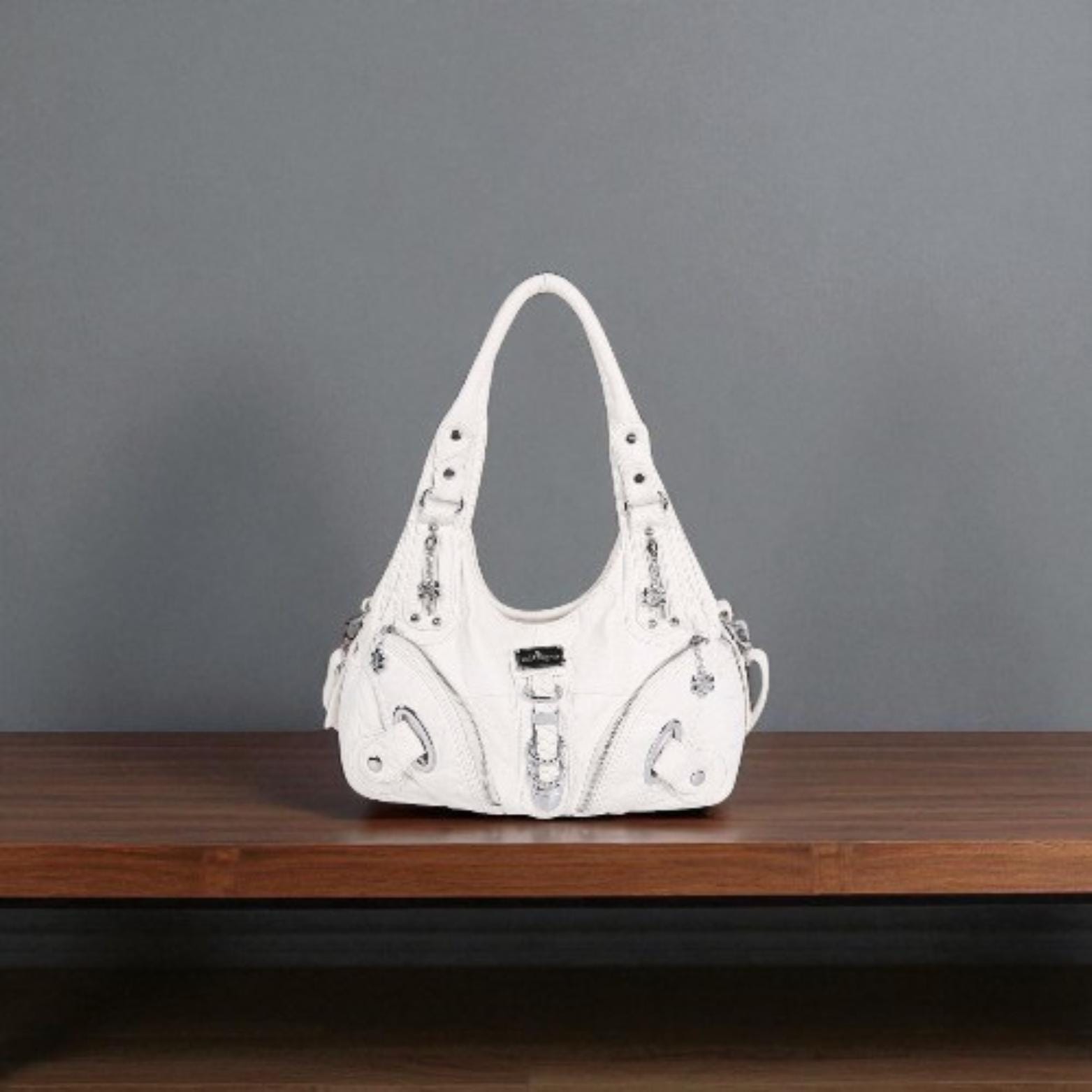 Y2K Shoulder Bag: Vintage PU Leather Tote - Retro American Design - Etsy